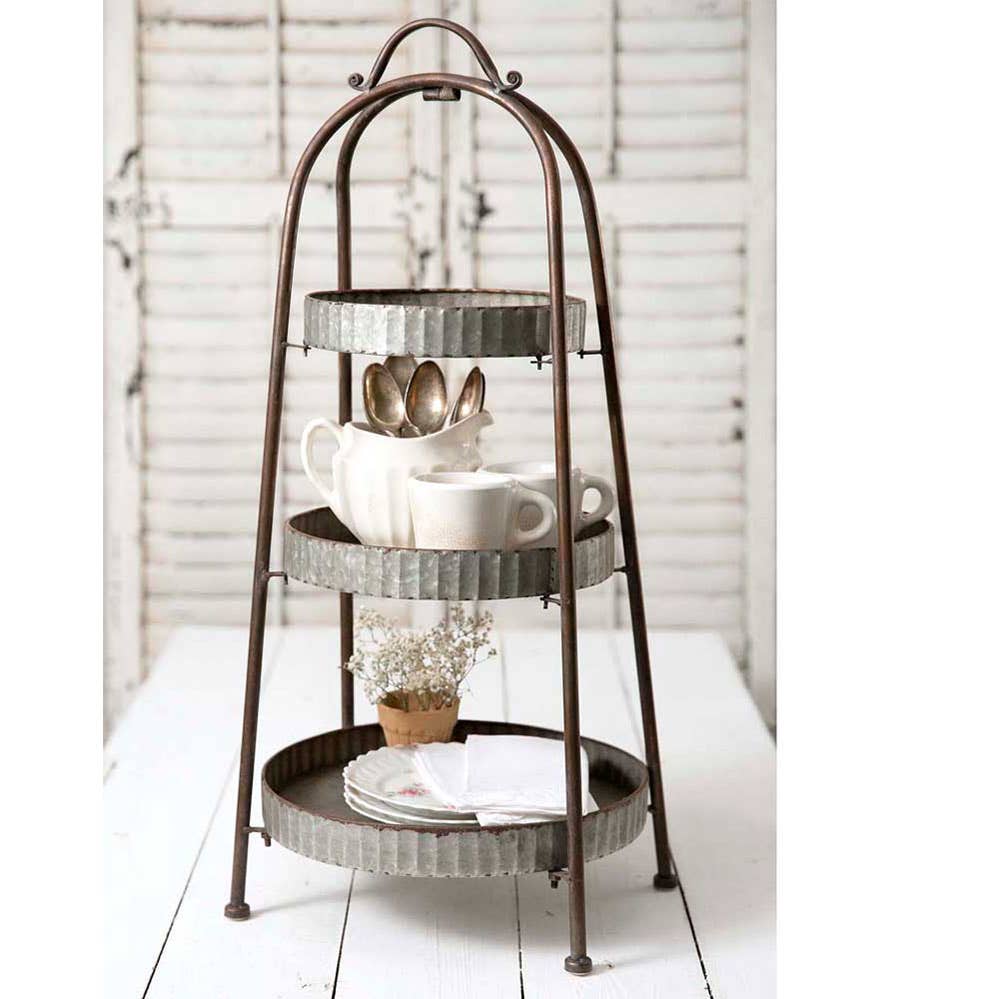 Three-Tiered Round Display – Sorrells Farms