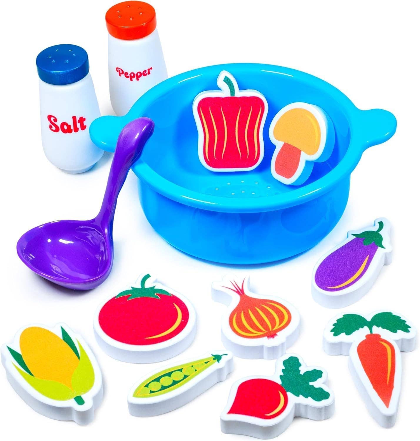 Tub Works® Tub Soup™ Scoop, Strain & Play Toddler Bath Toy – Sorrells Farms