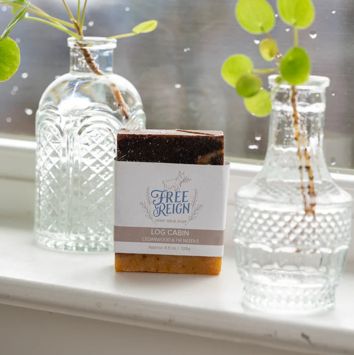 Free Reign Log Cabin Goat Milk Soap – Sorrells Farms
